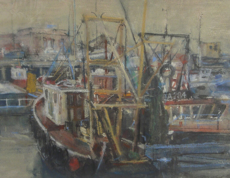 gerberfineart.co.ukFishing Boat, BA284, Albert Harbour, Greenock ...